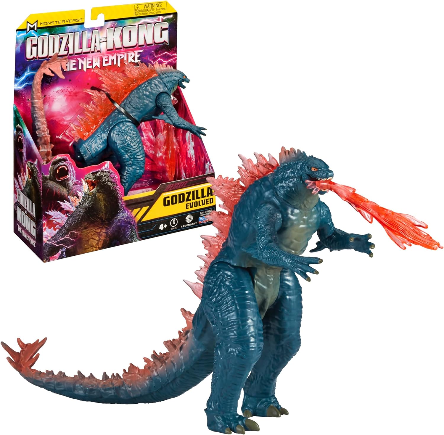 MonsterVerse Godzilla x Kong: The New Empire, 6-Inch Godzilla Evolved ...